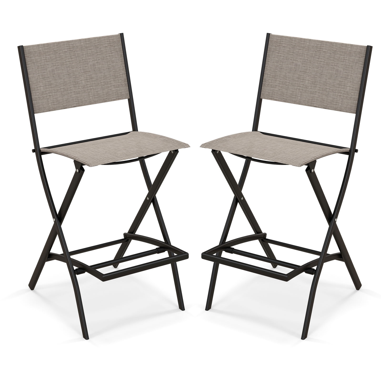 Click here for Patiojoy Topbuy Outdoor Barstools Set Of 2 Counter... prices