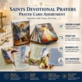 Catholic Holy Card Holder, Catholic Prayer Card Organizer with Snap ...