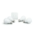 Philips Hue White A19 Smart Light Starter Kit, 60W LED, 4-Pack ...