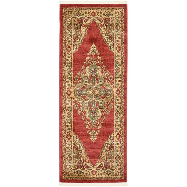 Unique Loom Arsaces Sahand Vintage Floral Area Rug or Runner - Walmart ...