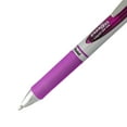 Pentel EnerGel RTX Retractable Gel Pen, Medium Metal Tip (0.7mm), Liquid Ink, Violet, Refillable ...