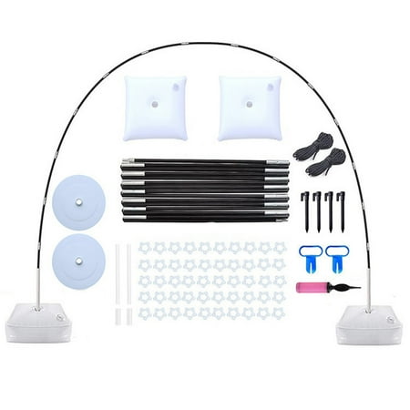 Jinnoda Balloon Arch Set - Foldable & Reusable Balloon Rod Square Water ...