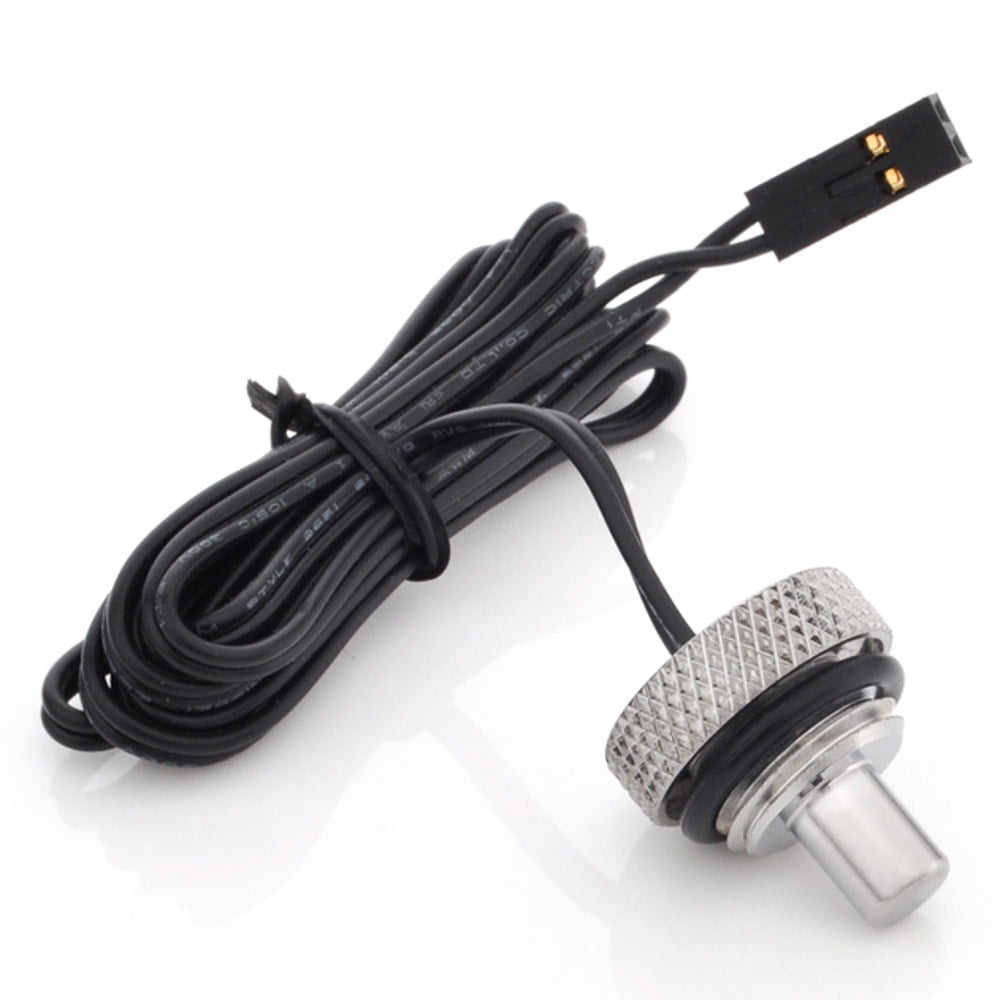 Bitspower G1/4" Temperature Sensor Stop Fitting, Silver Shining ...