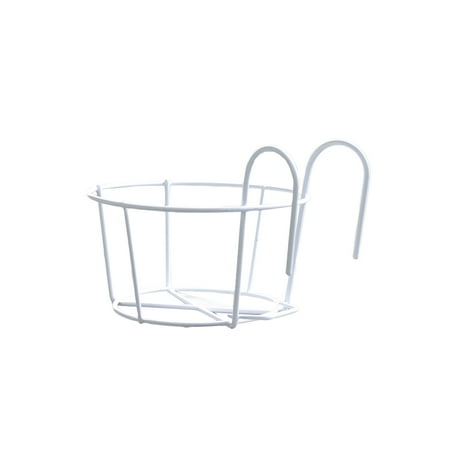 Wweixi 5 Pieces Iron Railing Flower Rack Hanging Basket European Style ...