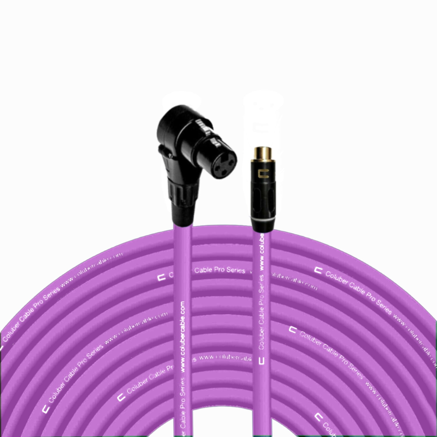 Coluber Cable Right Angle XLR Female - RCA Female 3-Pin Microphone ...