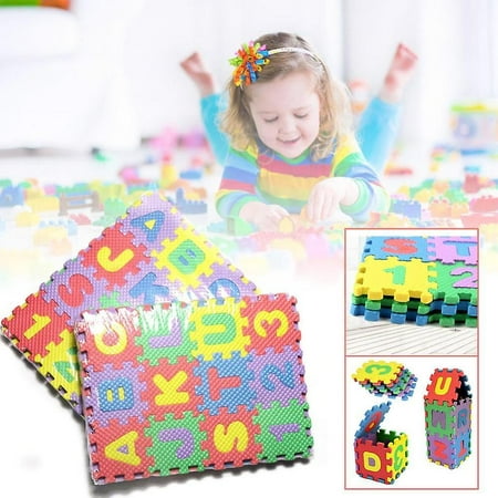 Hot 36 Pcs Children Mini Eva Foam Alphabet Letters Numbers Floor Soft ...
