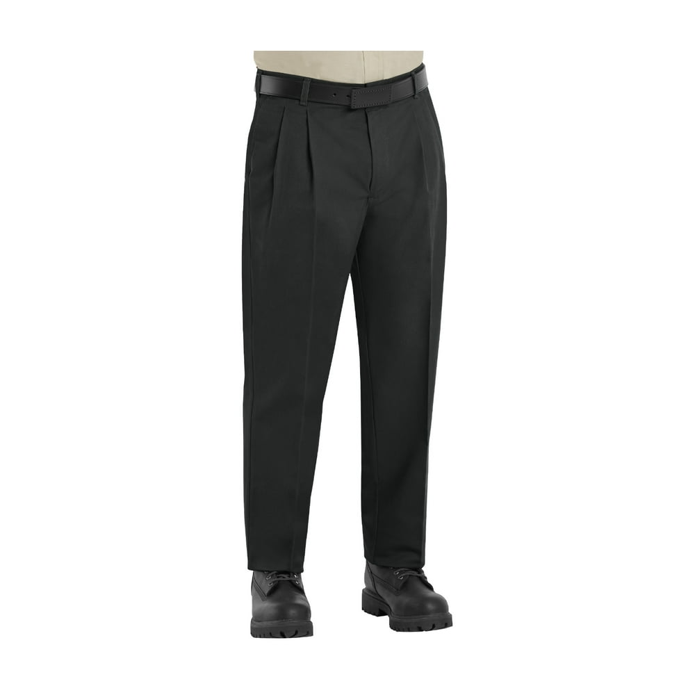Red Kap Men's Pleated Twill Slacks - Walmart.com - Walmart.com