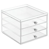 iDesign Storage and Organization Drawers, 3-Drawer Slim - Walmart.com