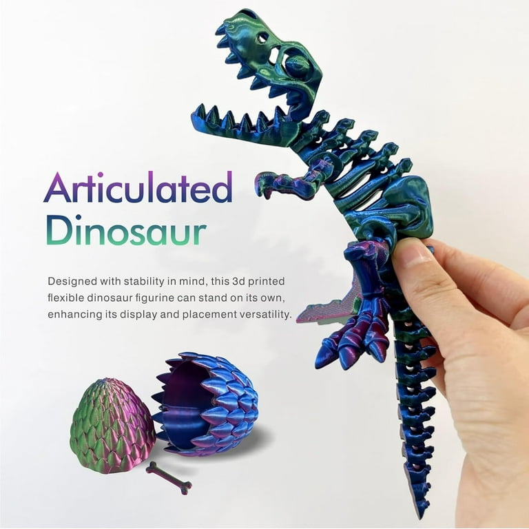Flexible Miniature Figures 20-Piece 3D Printed Animal Figures ...