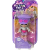 Barbie Extra Mini Minis Travel Doll with Desert Fashion, Extra Fly ...