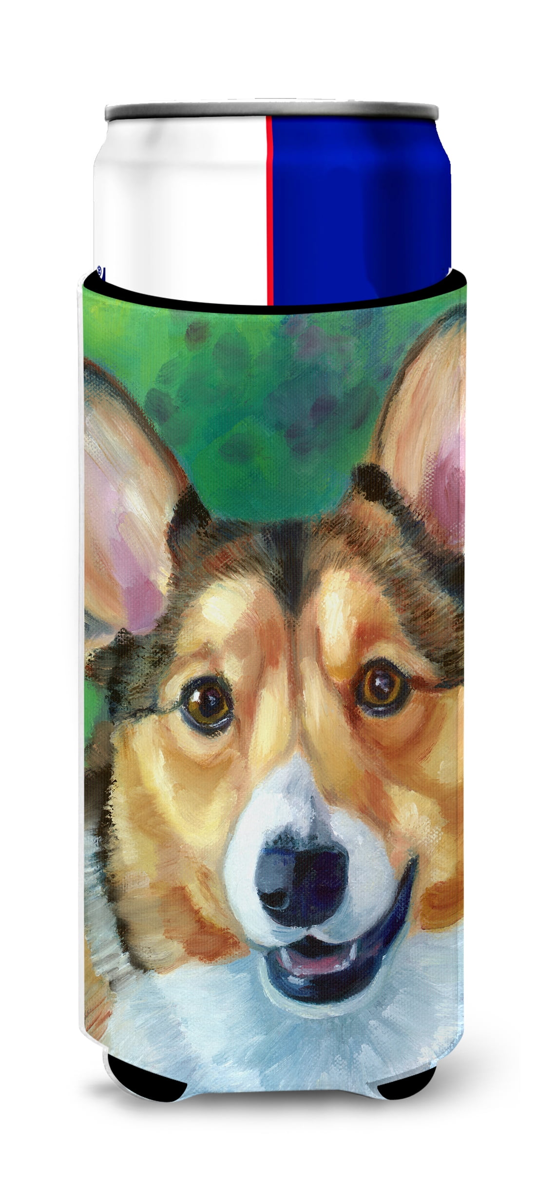 Carolines Treasures 7303MUK Corgi Toby Ultra Hugger for slim cans, Slim ...