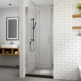 TOOLKISS Pivot Bi-Fold Prefab Alcove Shower Doors Chrome 32 inch.W ...