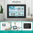 VBXOAE Advanced Digital Weather Clock with Temperature,Humidity,,Alerts ...