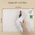 112 Sheets White Tissue Paper, 20x14 Inch Gift Wrapping Paper for DIY ...