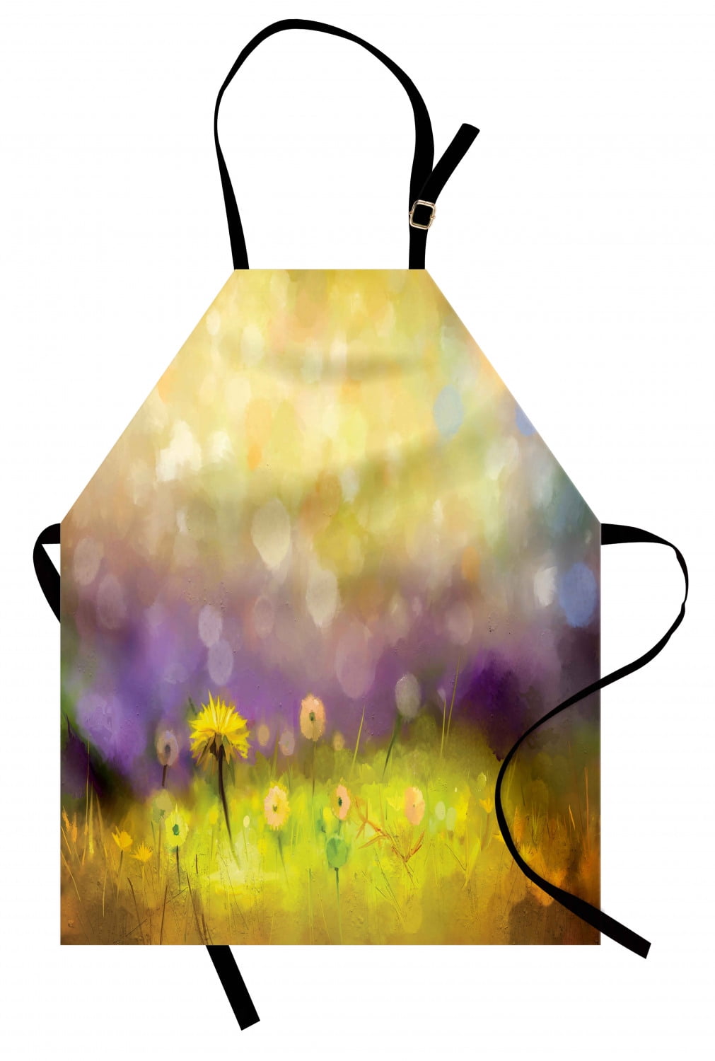 Flower Apron Pastel Colored Floral Lawn and Hazy Shallow Depth of Field ...