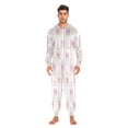 1-Pack Onesie Adult Hooded Pajamas, Soft Fleece Full Zip One Piece ...