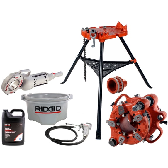 RIDGID® 700 744 Adapter 418 Oiler with Restored 460 & 141 Geared ...
