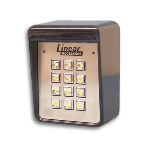 Linear AK-11 ACP00748 Wired Exterior Outdoor Metal Keypad Gate Door ...