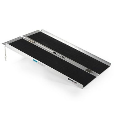 Silver Spring Portable Lightweight Multi-Fold Aluminum Wheelchair Ramp ...
