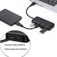 axGear USB 3.0 4 Port HUB w/ on off Switch Portable Slim For Laptop Desktop Macbook - Walmart.com