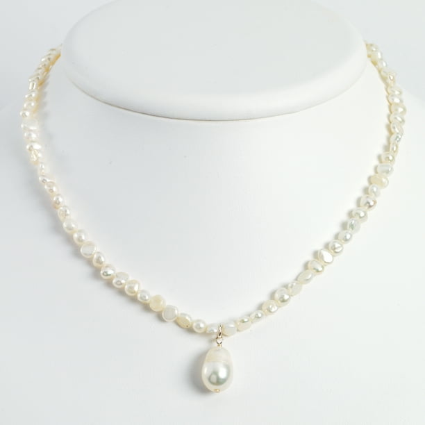 Icecarats 925 Sterling Silver Freshwater Cultured Pearl Drop 18 Inch