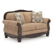 Signature Design by Ashley Healy Pier Brown Power Reclining Loveseat W ...