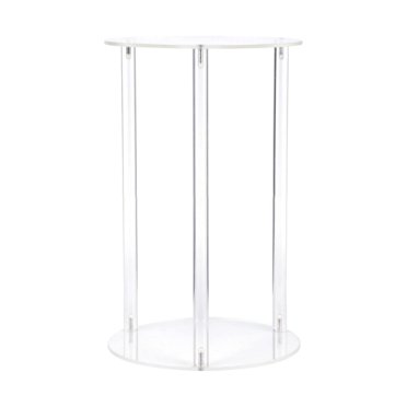 SKYSHALO 2PCS 31.5in High Wedding Flower Stand Acrylic Laminate Floral ...