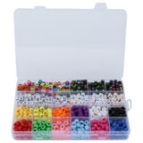 Large Acrylic Rice Beads, Big Hole Letter Beads for Jewelry Making and ...