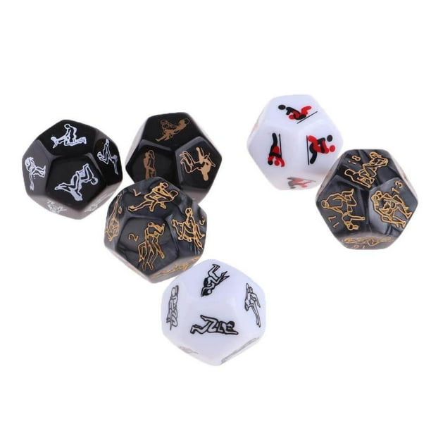 destyer 6 Pieces Funny Dice Love Dice Position Sexy Dice Erotic Dice ...