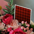 3drose, Image of Red Tartan Plaid Design Pattern, 6 Greeting Cards with ...