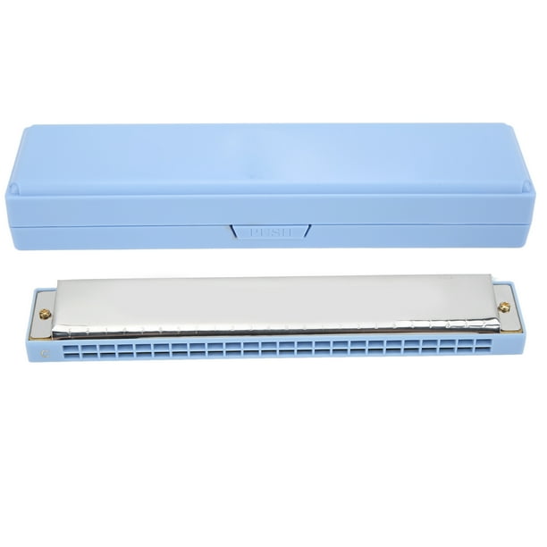 Mouth Organ Instrument,Harmonica 24 Holes Key Harmonica Instrument C ...