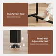 EDX 40 Inch Bar Table, Bar Height Pub Table, Counter Height Bar Table ...