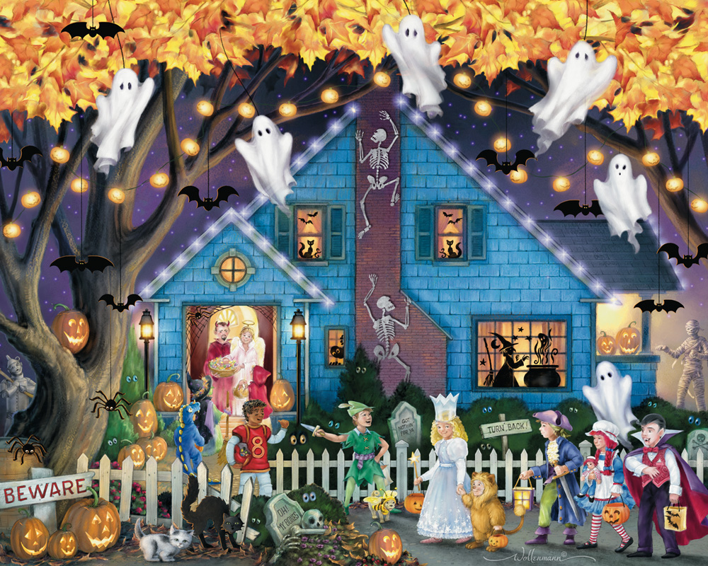 Harrowing Halloween Jigsaw Puzzles Add To Everyone's Fun
