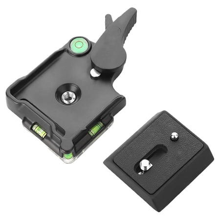 Compact Quick Release Assembly Plform Clamp + QR Ple for Monopod and ...
