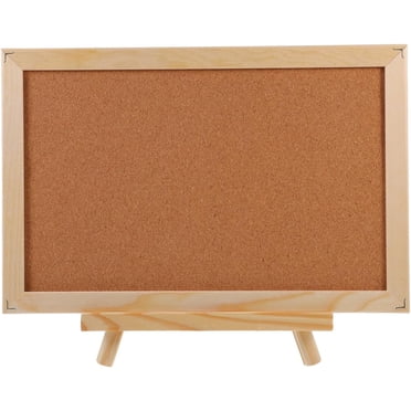 Cork Board Bulletin Board for Wall, 36" x 24" Wall Mounted Vision Board ...