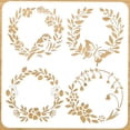 1 pc PET Hollow Out Drawing Painting Stencils for DIY Scrapbook Photo ...