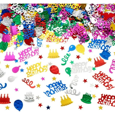 SHENMO 6000 Pieces Multicolor Happy Birthday Colored Paper Sheet ...