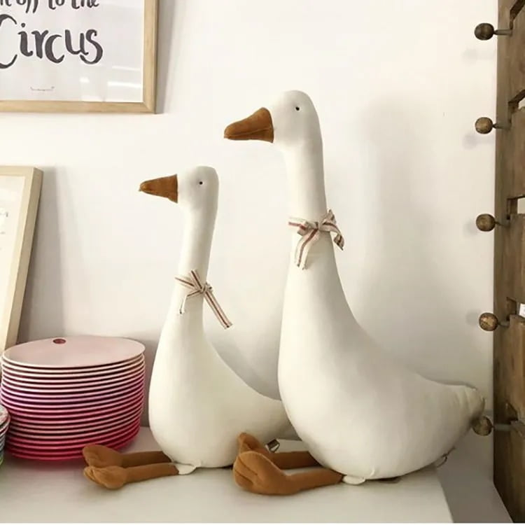 Click here for Senbaidali Ins Stuffed White Goose Toy For Baby Ki... prices