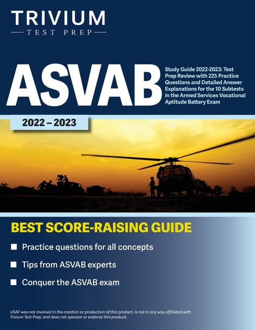 ASVAB Study Guide 2022-2023 : Test Prep Review with 225 Practice ...