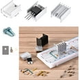 Easycargo 12 Packs TO-220 Heatsink + Insulator/Mounting Kits for LM317 ...