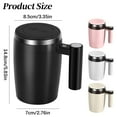 Dienrx Beige Smart Coffee Mug with Temperature Display & Auto Stirrer ...