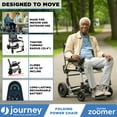 Zoomer Motorized Wheelchair for Seniors, Portable Indoor Outdoor ...