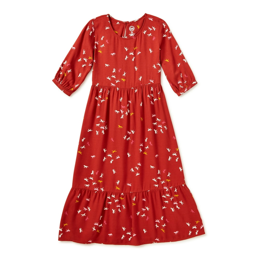 Wonder Nation - Wonder Nation Girls Maxi Dress, Sizes 4-18 & Plus ...