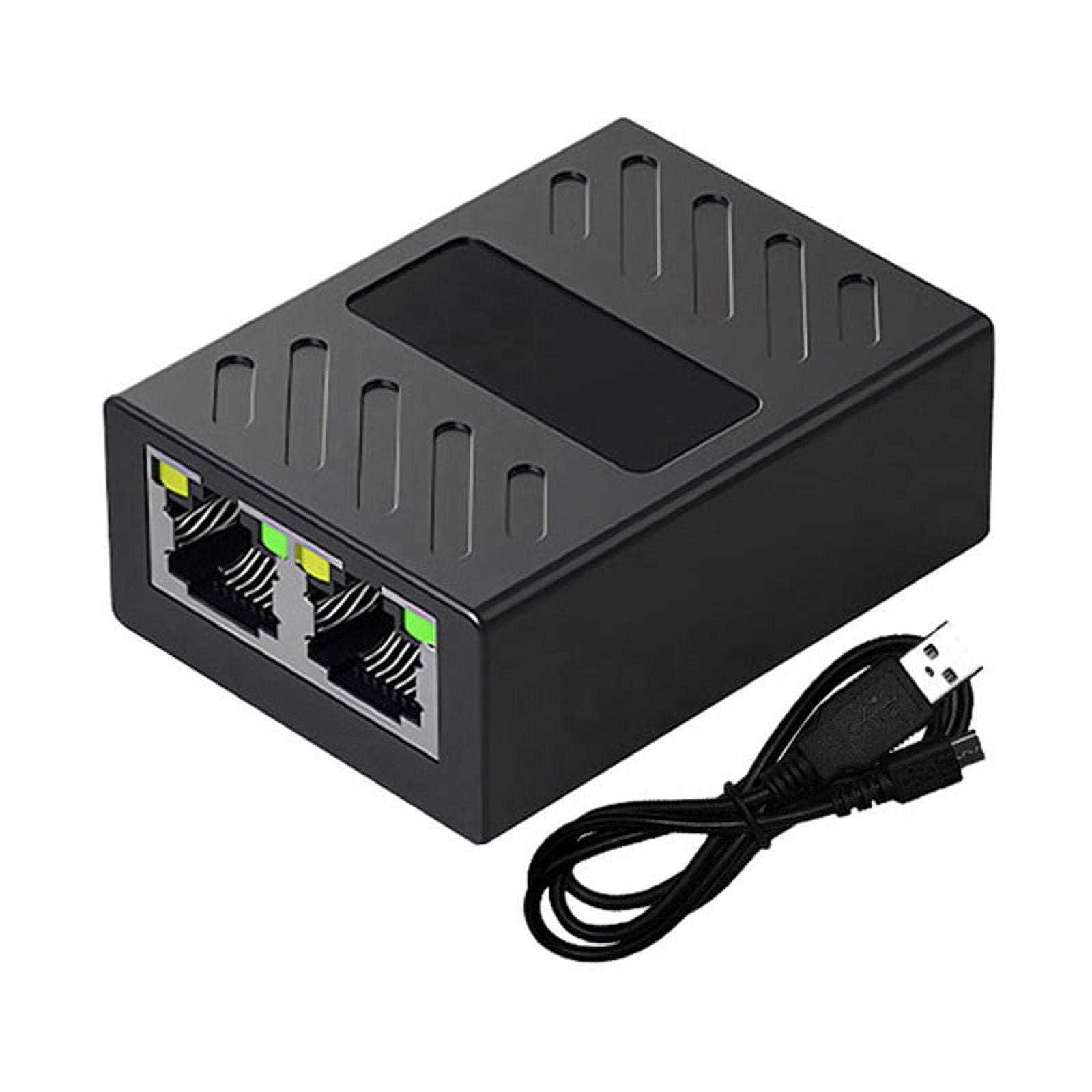 Cable de red Ethernet de 1 a 2, divisor RJ45 de 100 m, adaptador ...