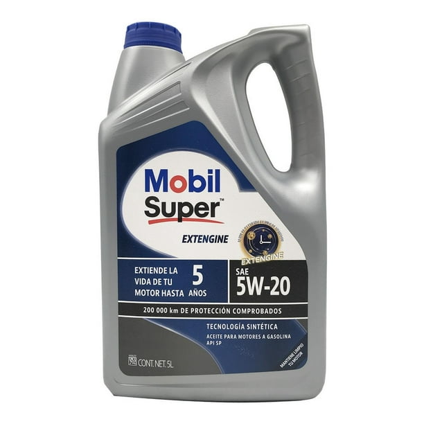 Aceite de Motor Mobil Super Extengine 5W20 5 Litros | Bodega Aurrera en línea