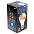 2 - VIA Color Changing LED Bulb, 5W A19, RGB 16 Colors, Built in Memory ...