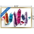 Colorful Crystals Wall Poster, 22.375" x 34", Framed - Walmart.com
