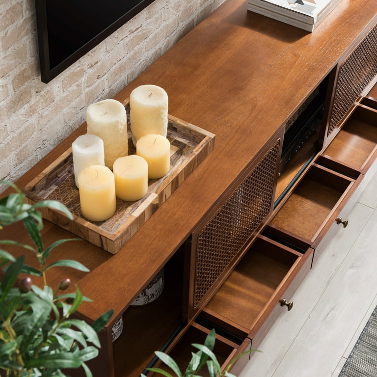Holly Martin Simms Midcentury Modern Media Console for TVs up to 68