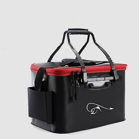 Portable Multifunctional EVA Fishing Bag Collapsible Fishing Bucket ...