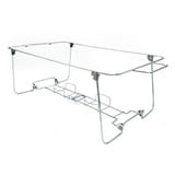 6 Pack Buffet Wire Rack Folding Chafing Stand Chrome Frame Serving ...